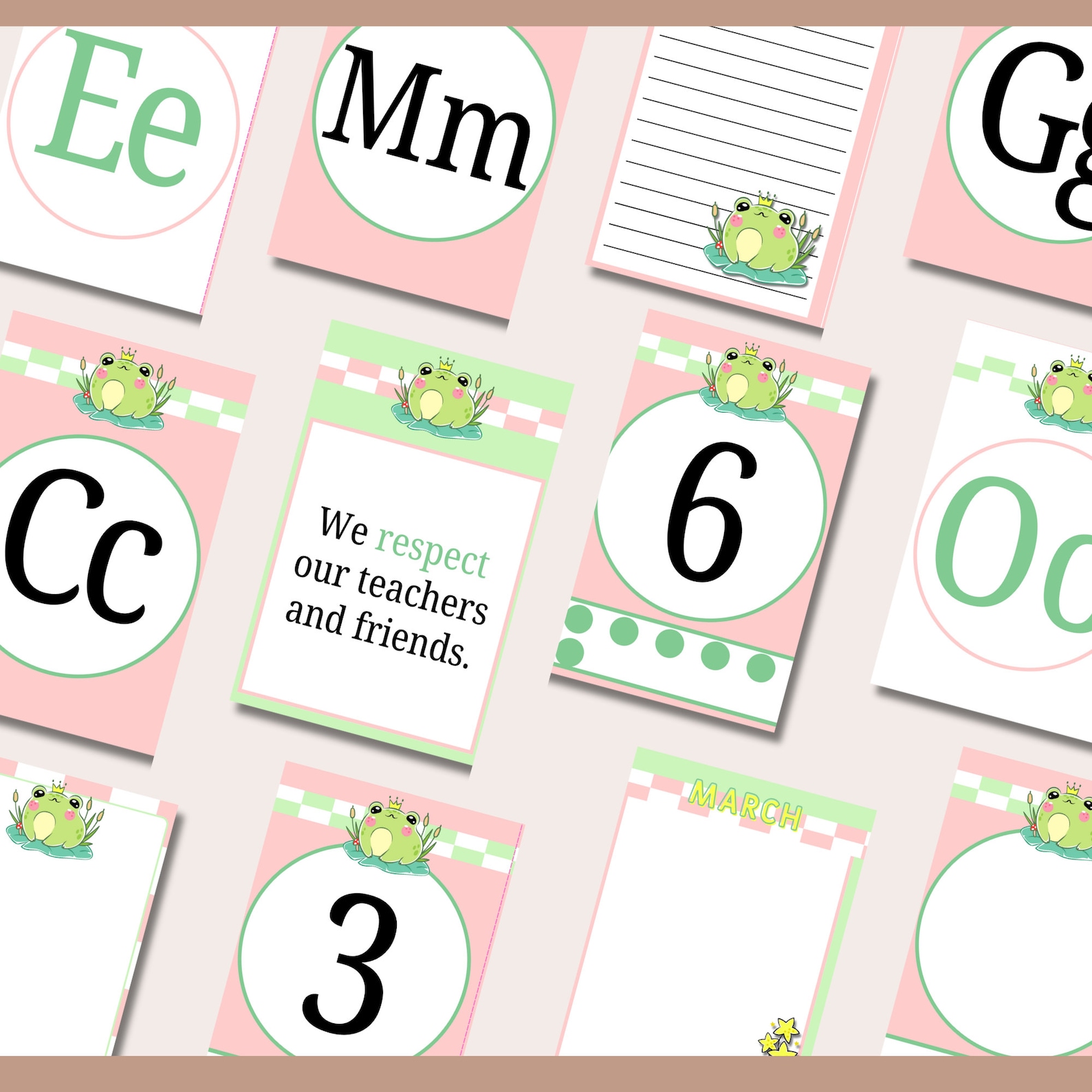 Classroom Decor Bundle: Frog Theme Editable Decorations | Classroom ...
