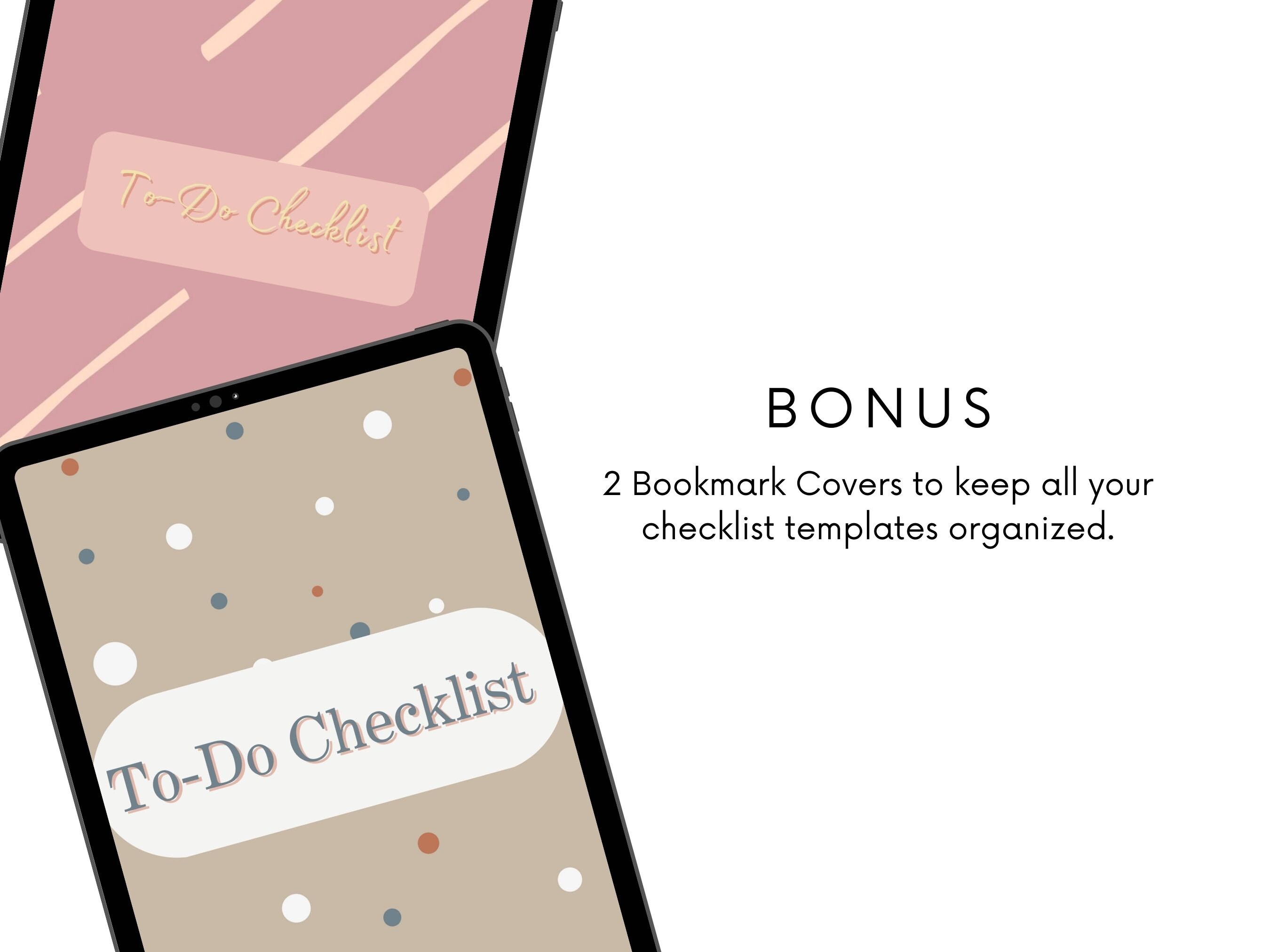 Boho Printable To-do Checklist Digital Daily Planner Bohemian Theme ...