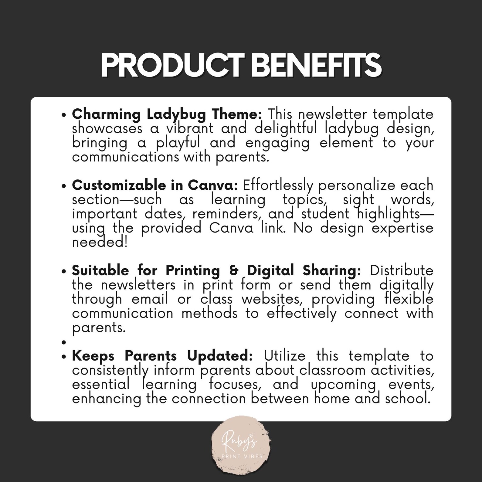 Editable Weekly Classroom Newsletter Template | 2-page Canva Template ...