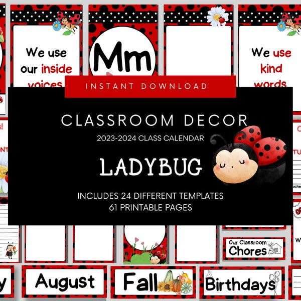 Ladybug Decor - Etsy