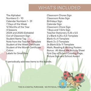 Classroom Decor Bundle: Ladybug Theme Decorations | Classroom Labels ...