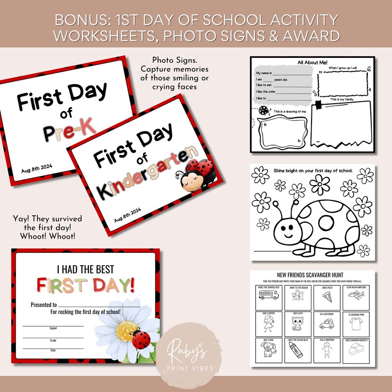 Classroom Decor Bundle: Ladybug Theme Decorations | Classroom Labels ...