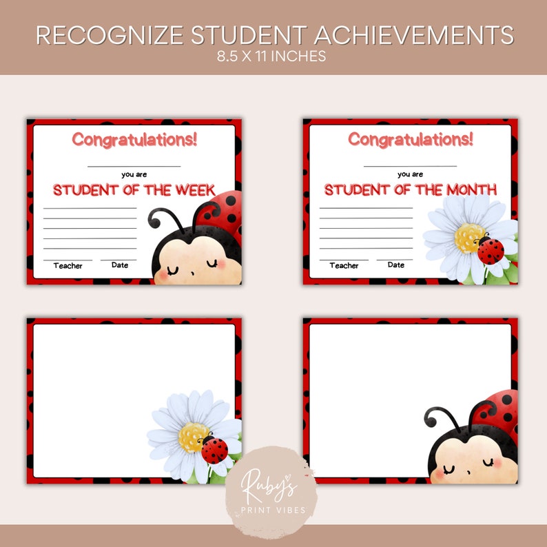 Classroom Decor Bundle: Ladybug Theme Decorations | Classroom Labels ...