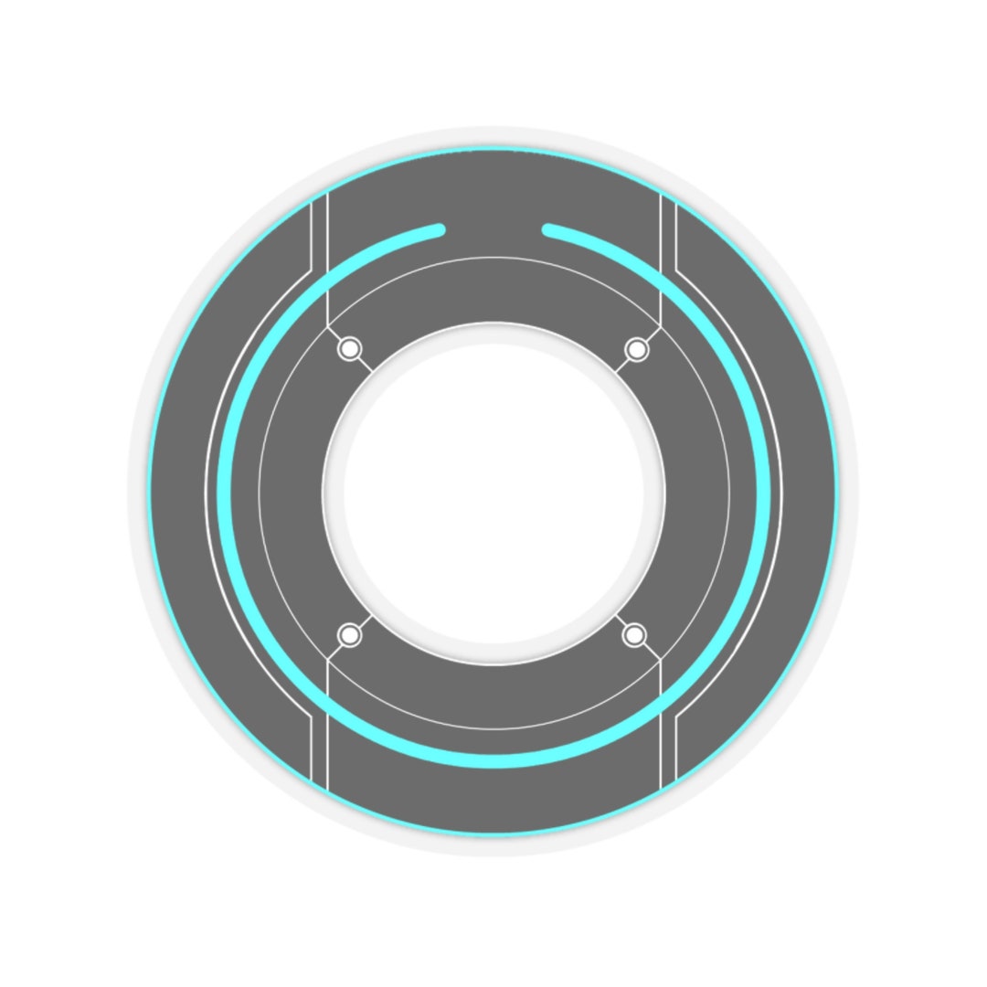 Tron Legacy Identity Disk Sticker 2x2in - Etsy
