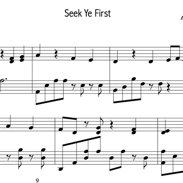 Seek Ye First - Etsy