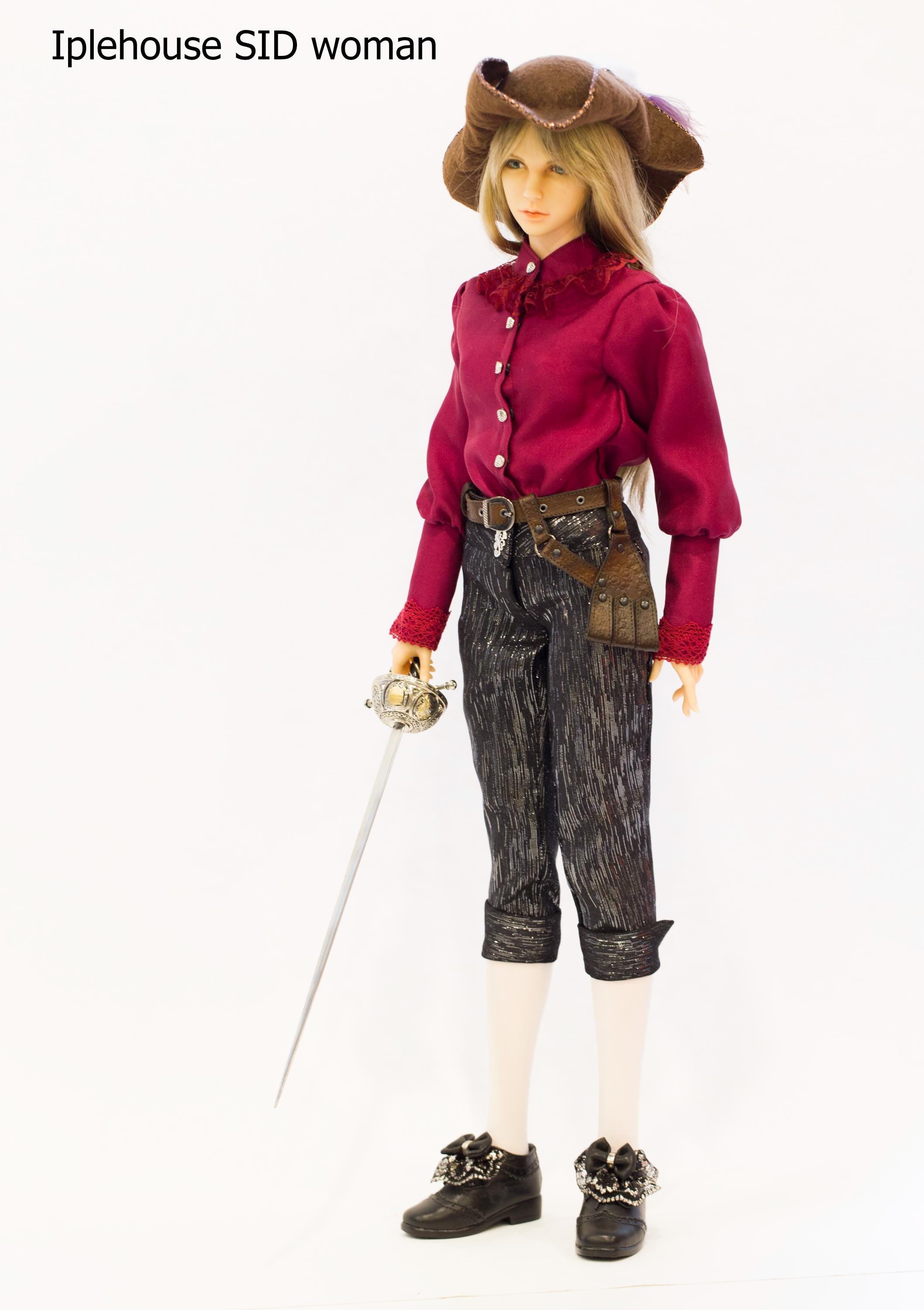 Rapier With Scabbard for BJD Dolls, SD, 1/3, Smartdoll. Fencing Sword ...