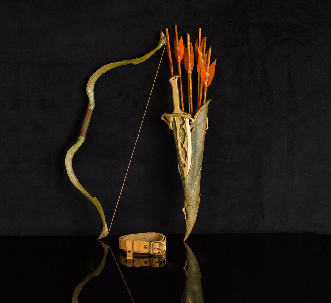 Bow 32 Cm for BJD Dolls, SD, 1/3, 70+, Smartdoll. Medieval Bow, Quiver ...