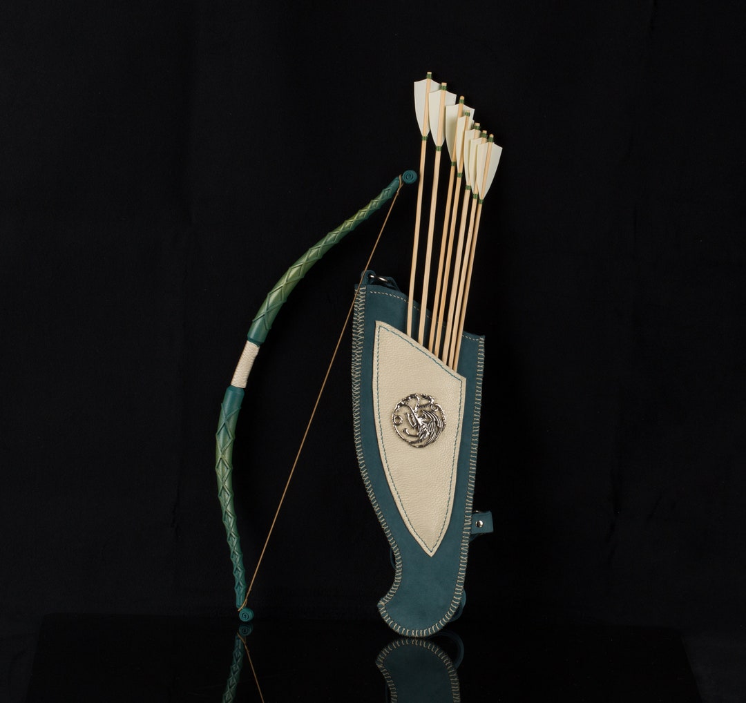 Bow 30 Cm for BJD Dolls, SD, 1/3, 70. Medieval Bow, Quiver, Arrows ...