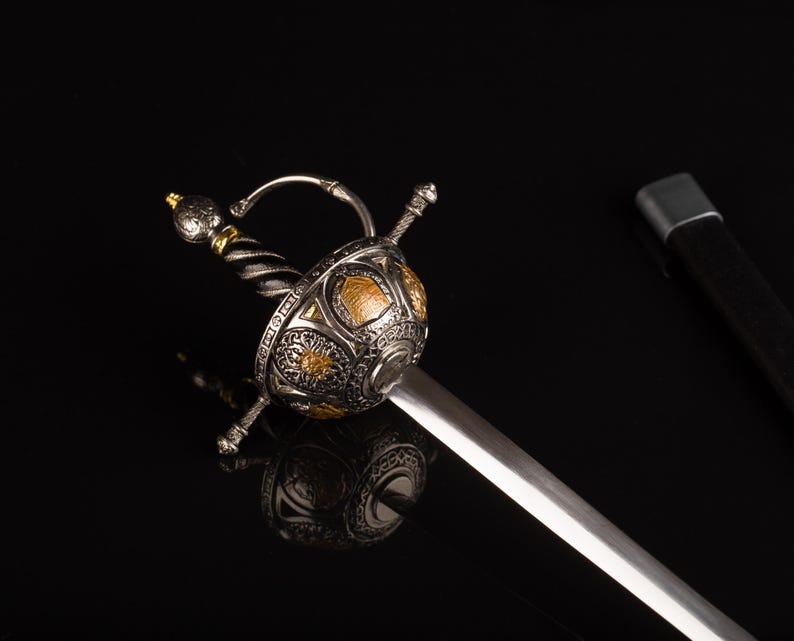 Rapier With Scabbard for BJD Dolls, SD, 1/3, Smartdoll. Fencing Sword ...