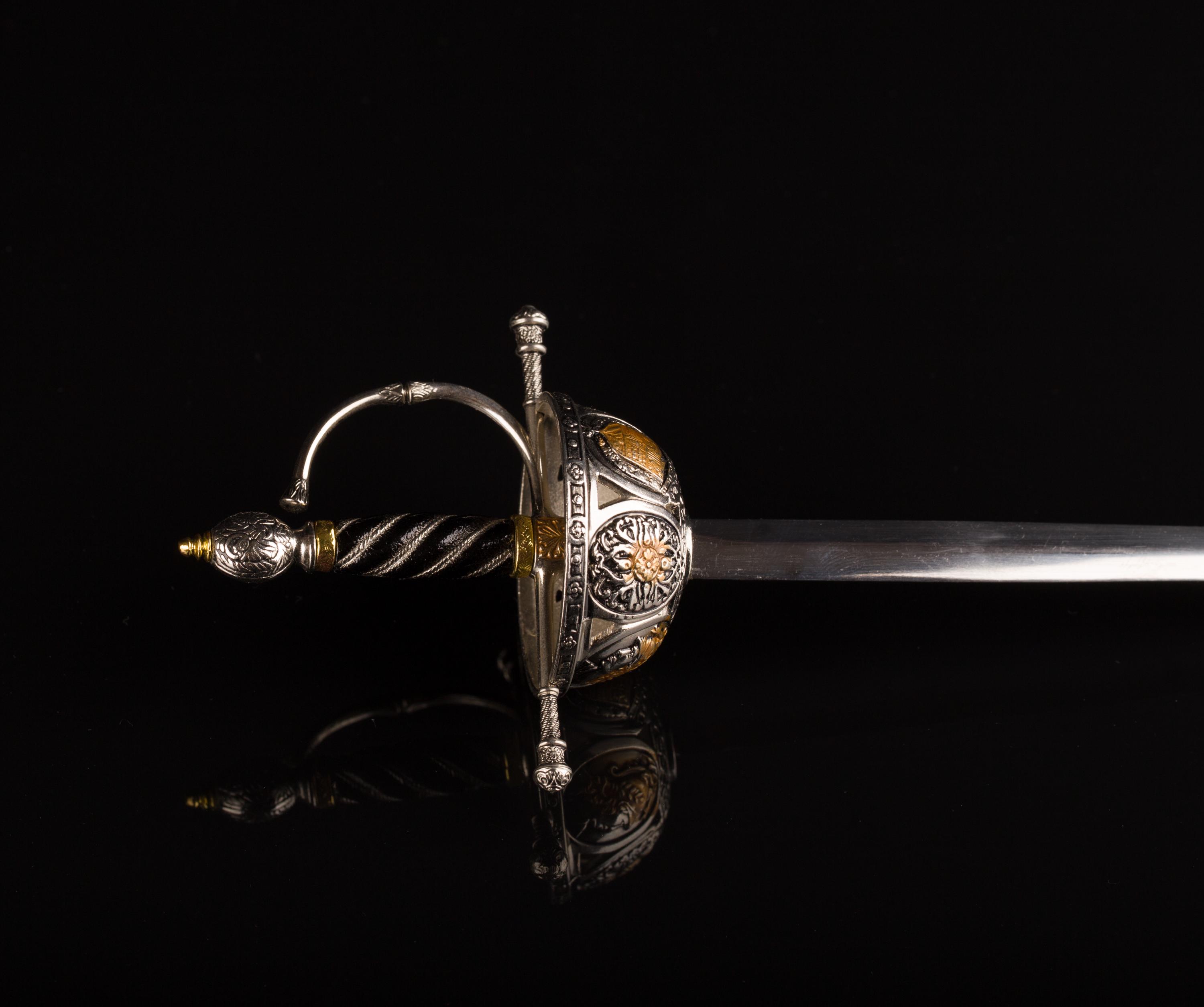 Rapier With Scabbard for BJD Dolls, SD, 1/3, Smartdoll. Fencing Sword ...