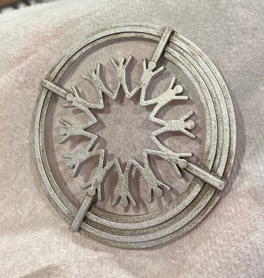 Silo - Wool - Mayor Ruth Jahns Brooch (magnet or Pinch Clip Fasteners ...