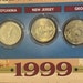 1999 Thru 2001 US Statehood Quarters 24K GOLD PLATED W/capsules - Etsy