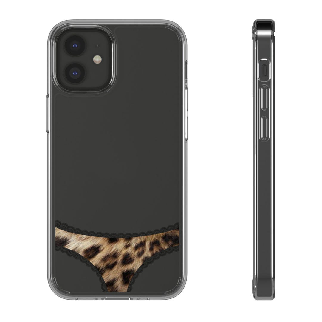 Leopard Lace Sassy Animal Print Panty Clear Phone Case - Etsy