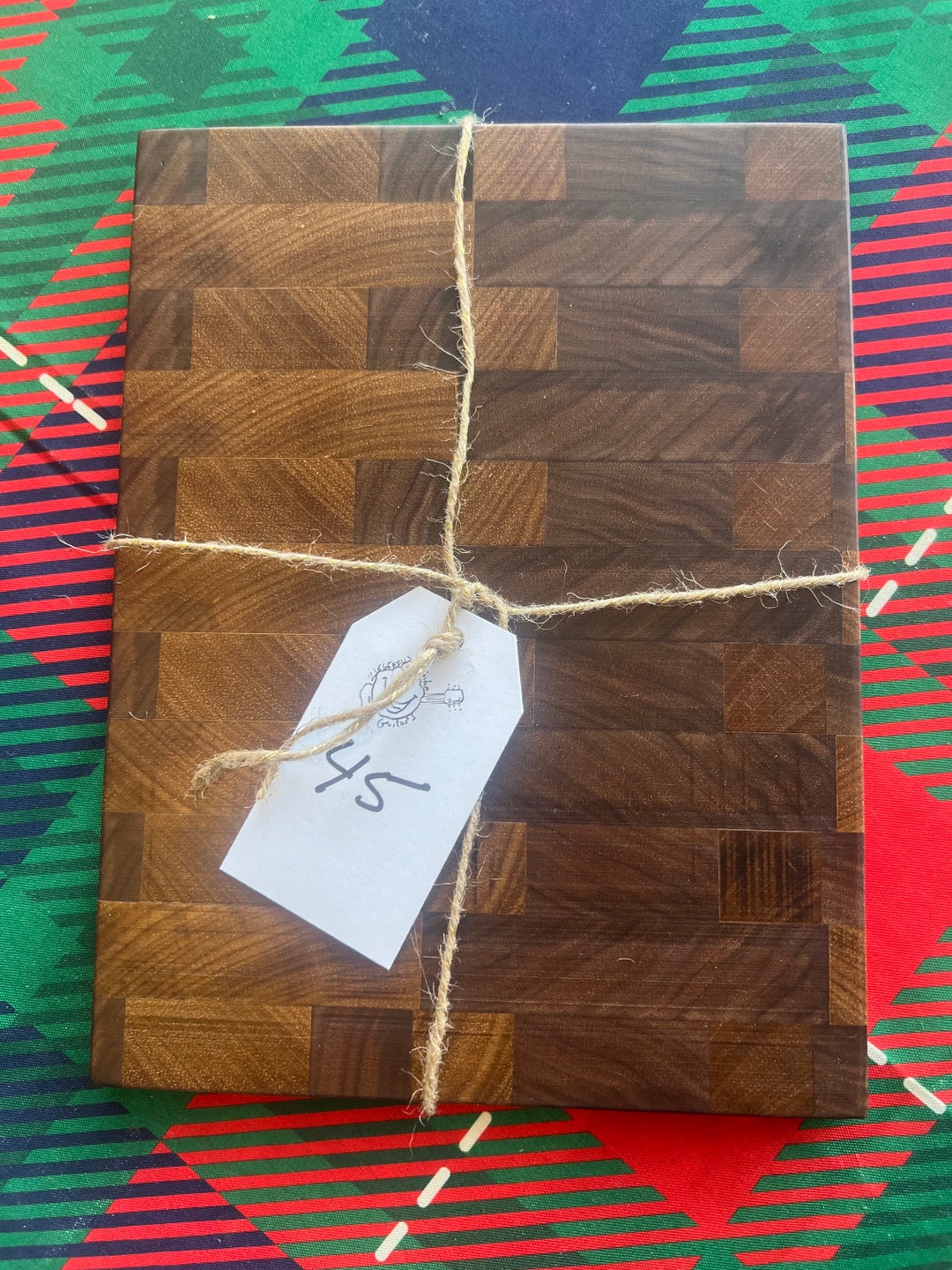 Walnut and Brazilian Oak End Grain Board. - Etsy