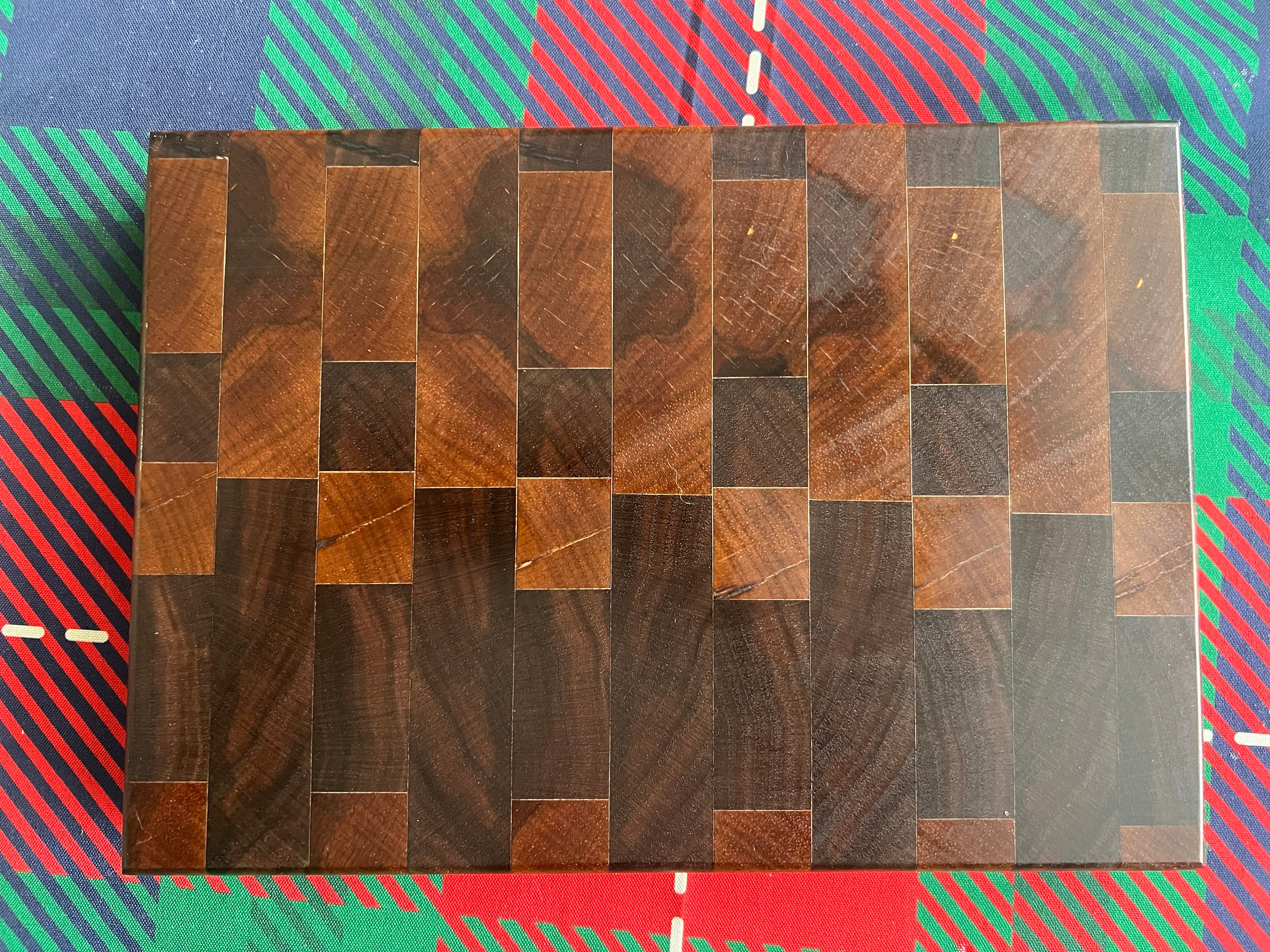 Walnut and Brazilian Oak End Grain Board. - Etsy