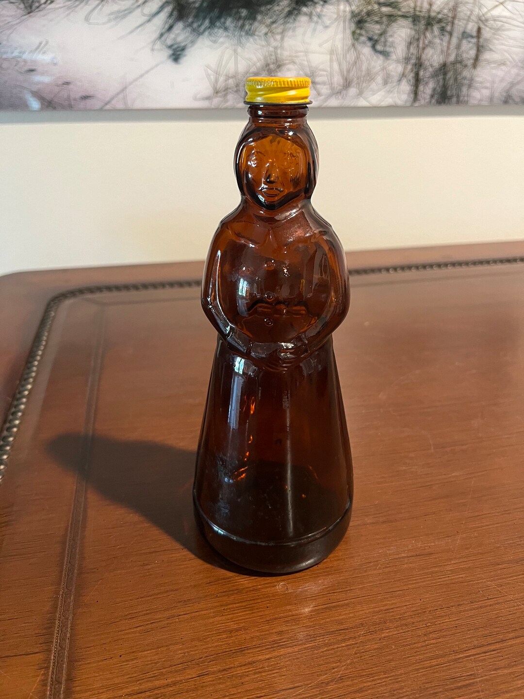 Vintage 1970's Mrs. Buttersworth 10 Syrup Amber Bottle - Etsy