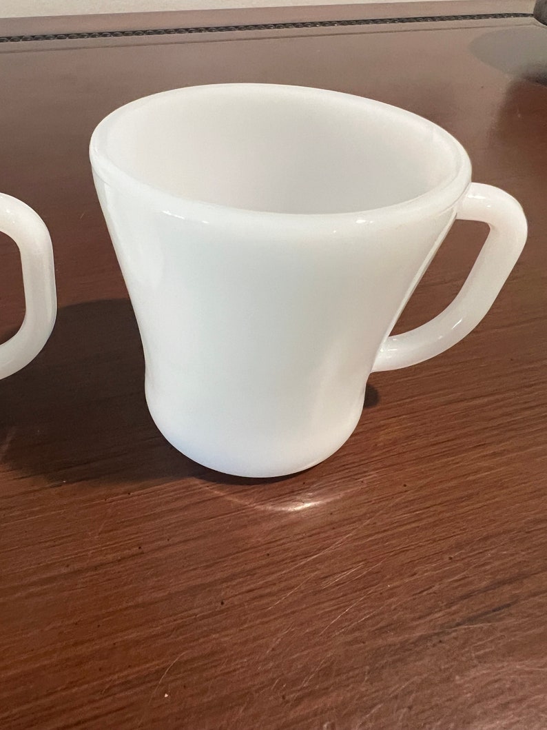 Vintage Federal Glass, White Milk Glass Coffee/tea Mug Heat Proof USA ...