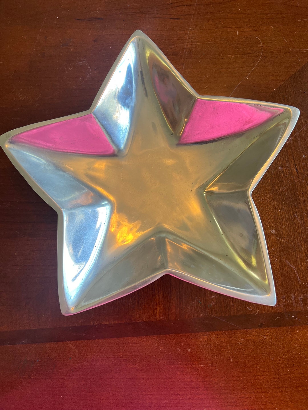 Pewter Star Tray Home Decor Candy Dish Food Tray - Etsy