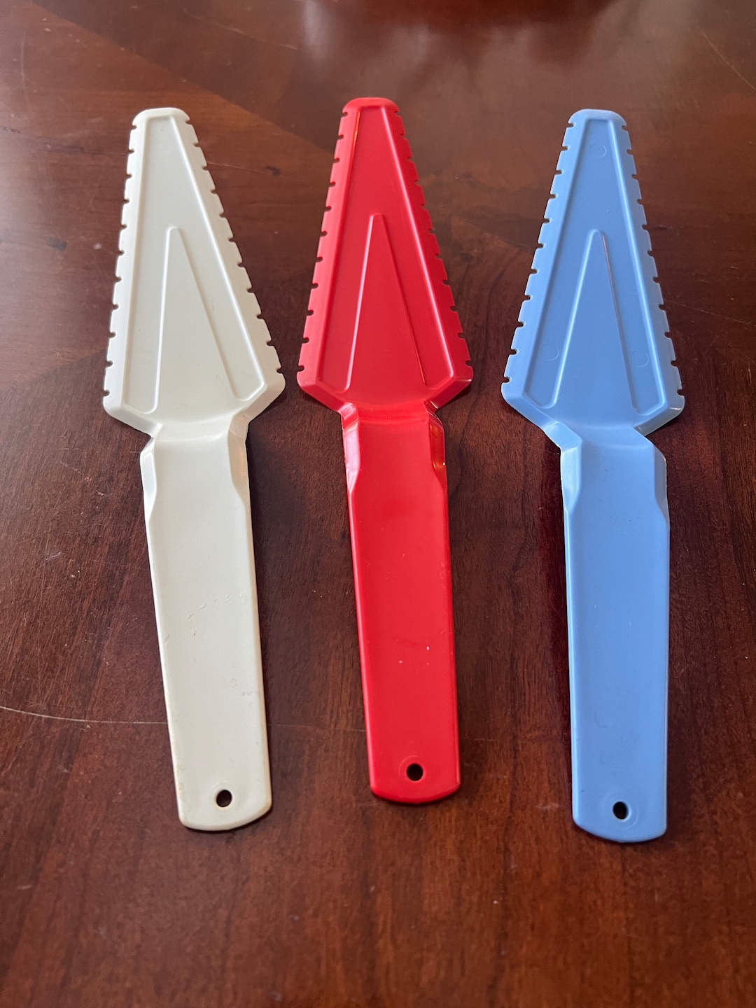 Vintage Tupperware Cake Pie Cutter Server Knife Cut N Serve Dessert ...