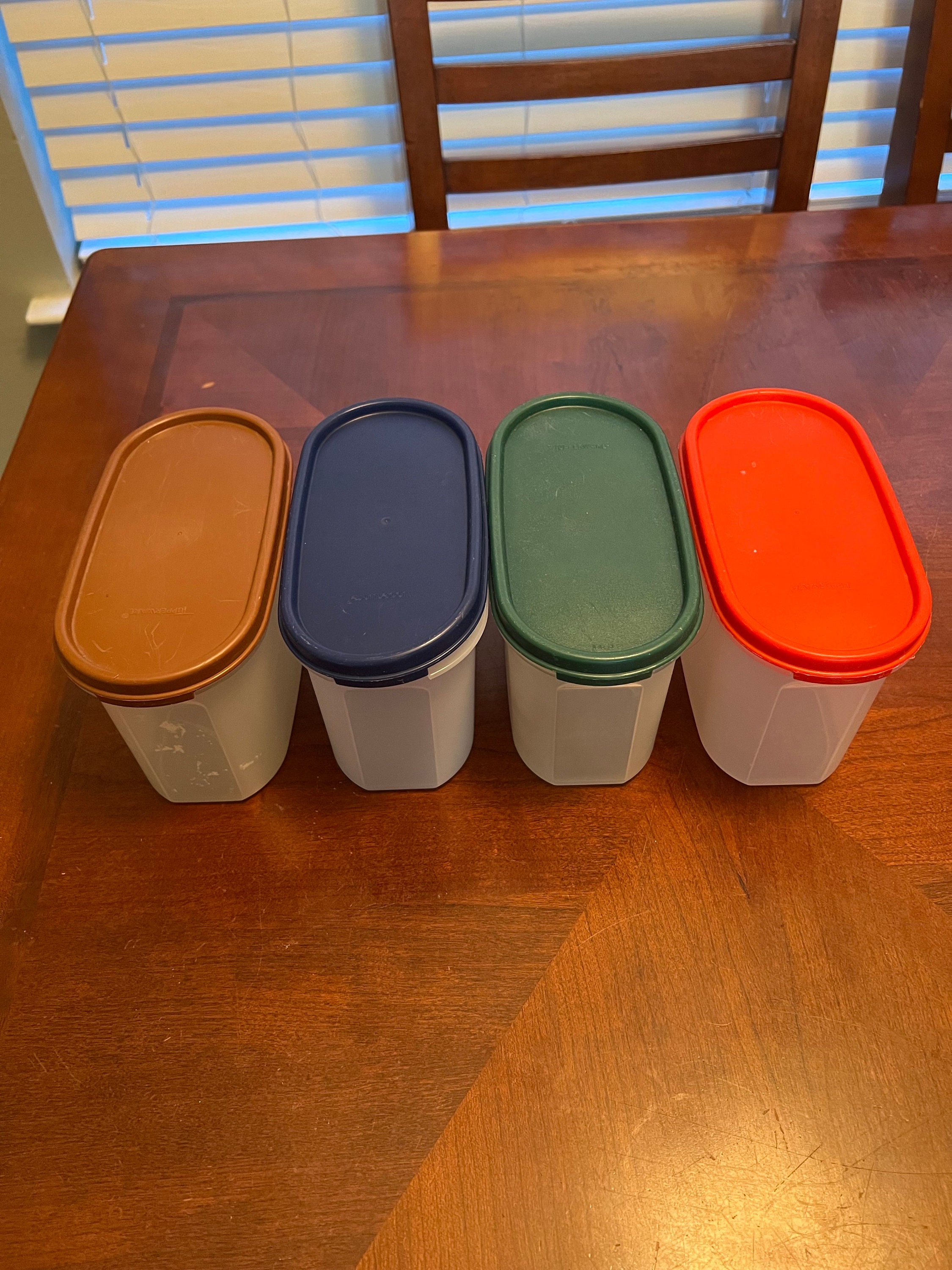 Tupperware Clear Oval Modular Mates 8 or 4 3/4 Cups & Choice of Seal ...