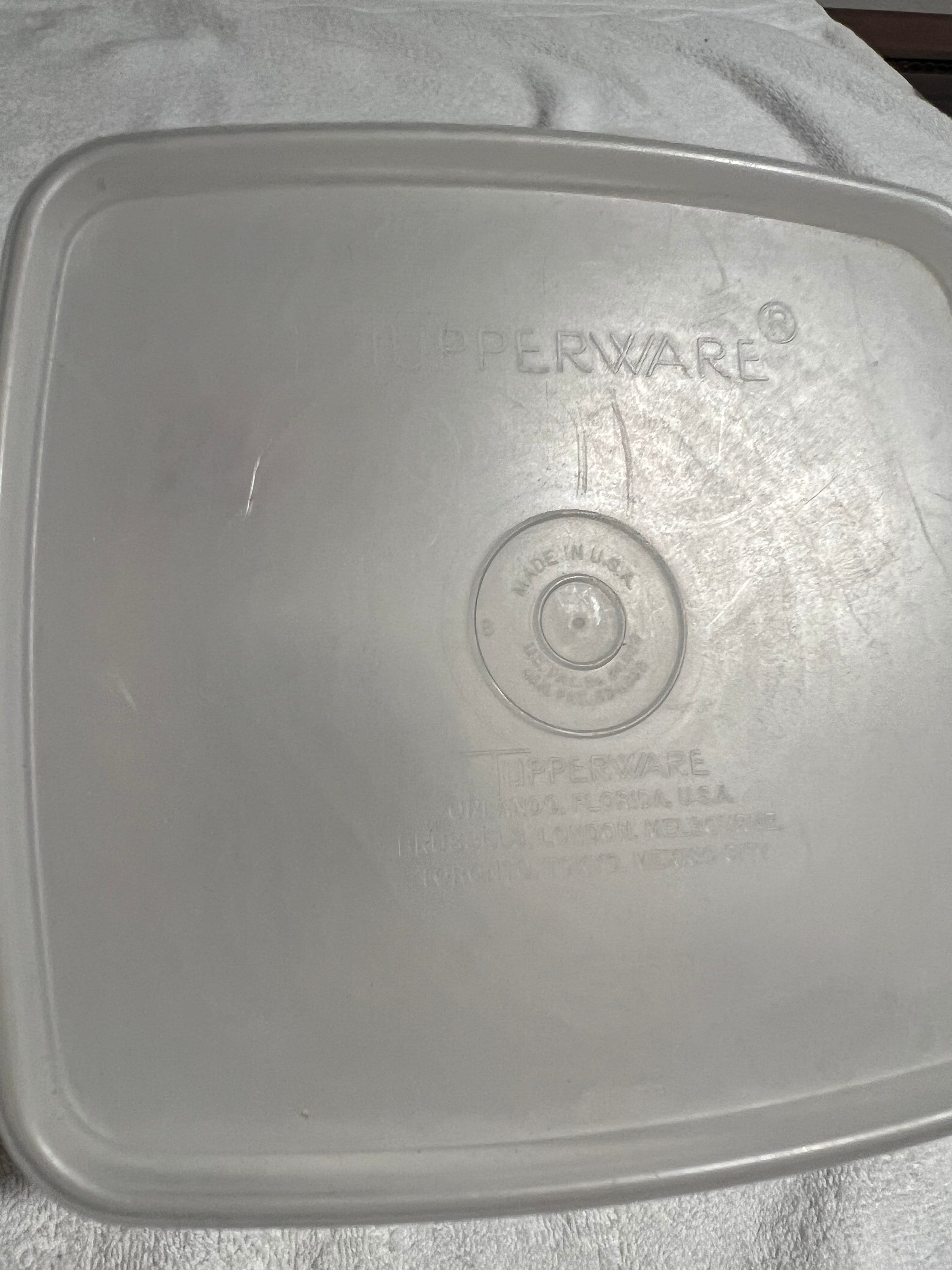 Vintage Sheer Tupperware Freezer Mate Container 313-2 With Lid 310-38 ...