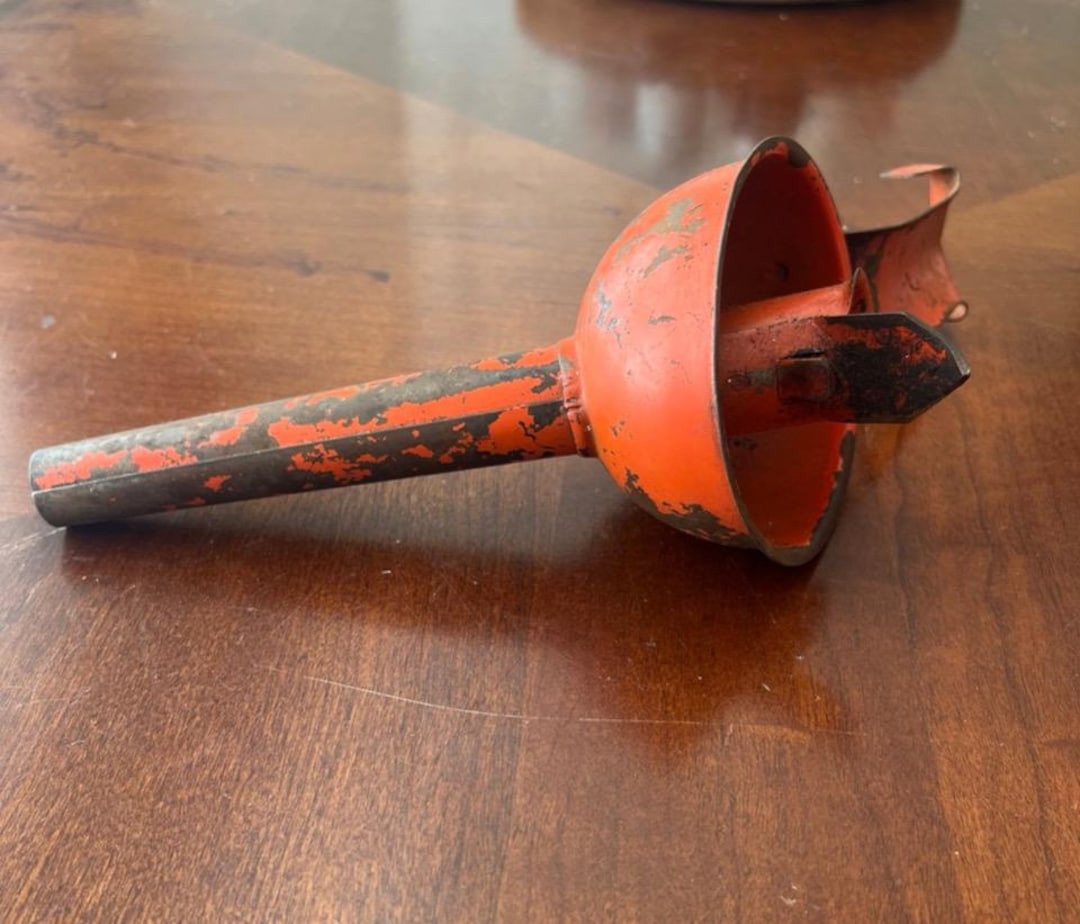 Vintage Oil Can Funnel Spout Filler Opener Collectible - Etsy