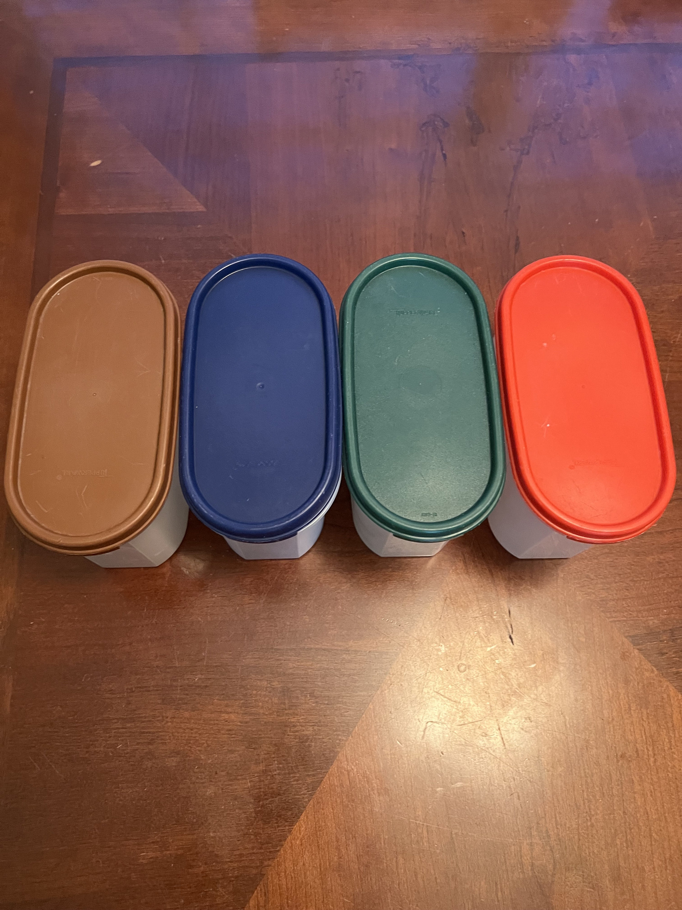 Tupperware Clear Oval Modular Mates 8 or 4 3/4 Cups & Choice of Seal ...
