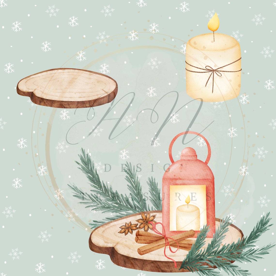 Cozy Winter Clipart Winter Magic Hot Chocolate Clipart - Etsy