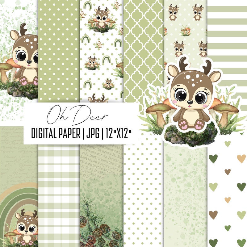 Digital Paper Animal - Etsy