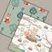 Woodland Digital Paper, Forest Animals, Woodland Background, Seamless ...