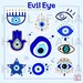 Evil Eye Printable Stickers - Etsy