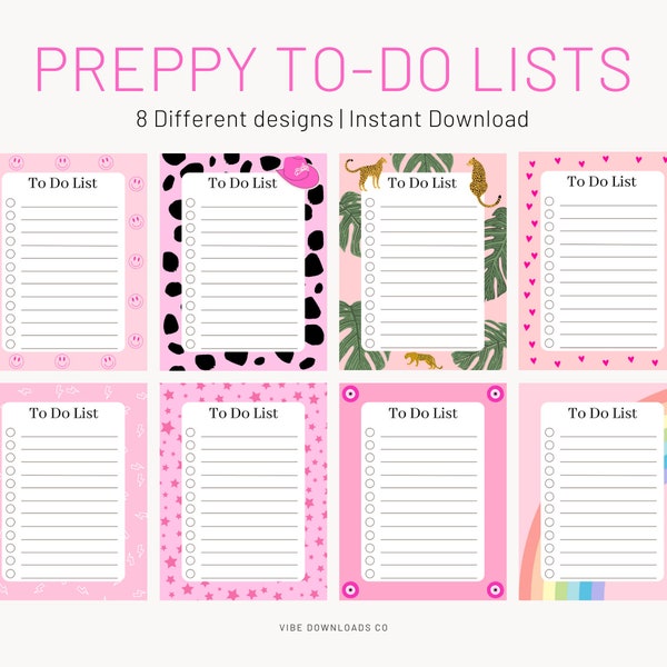 Preppy School Print - Etsy