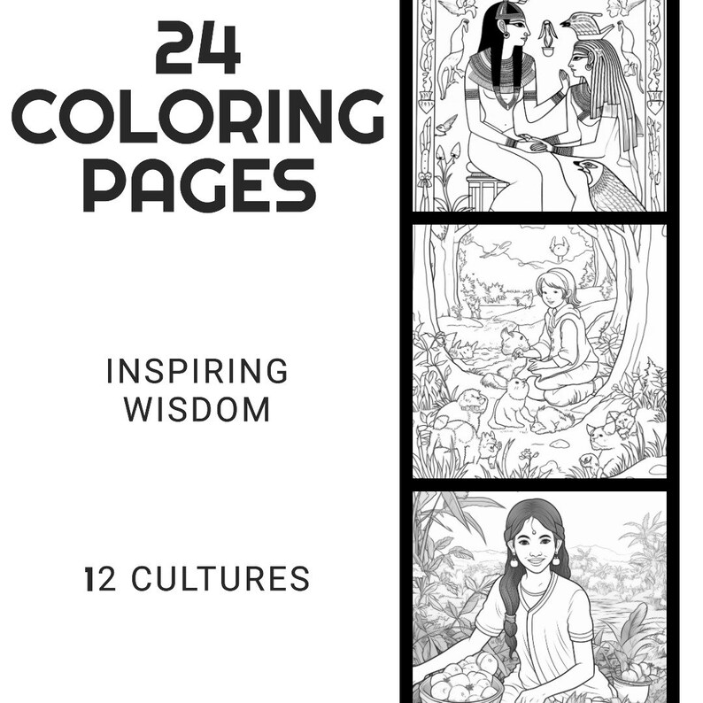 Golden Age Coloring Book - Etsy