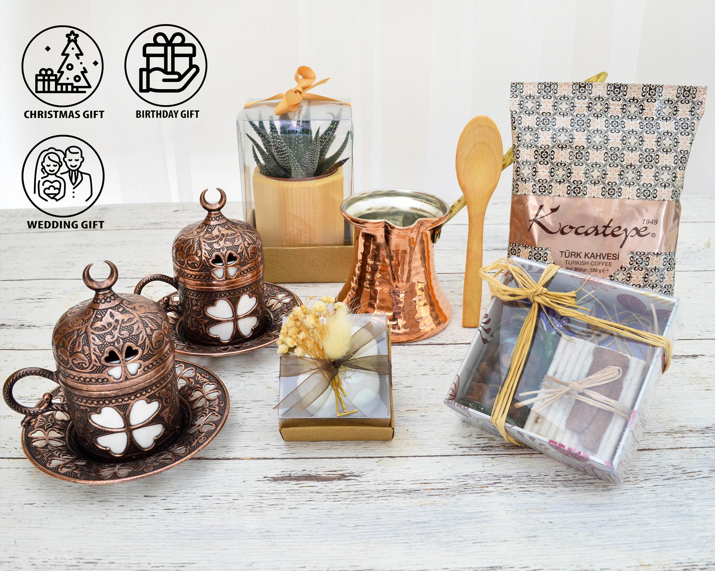 Turkish Coffee Set Gift Box, Coffee Lover's Gift Box, Coffee Gifts for ...