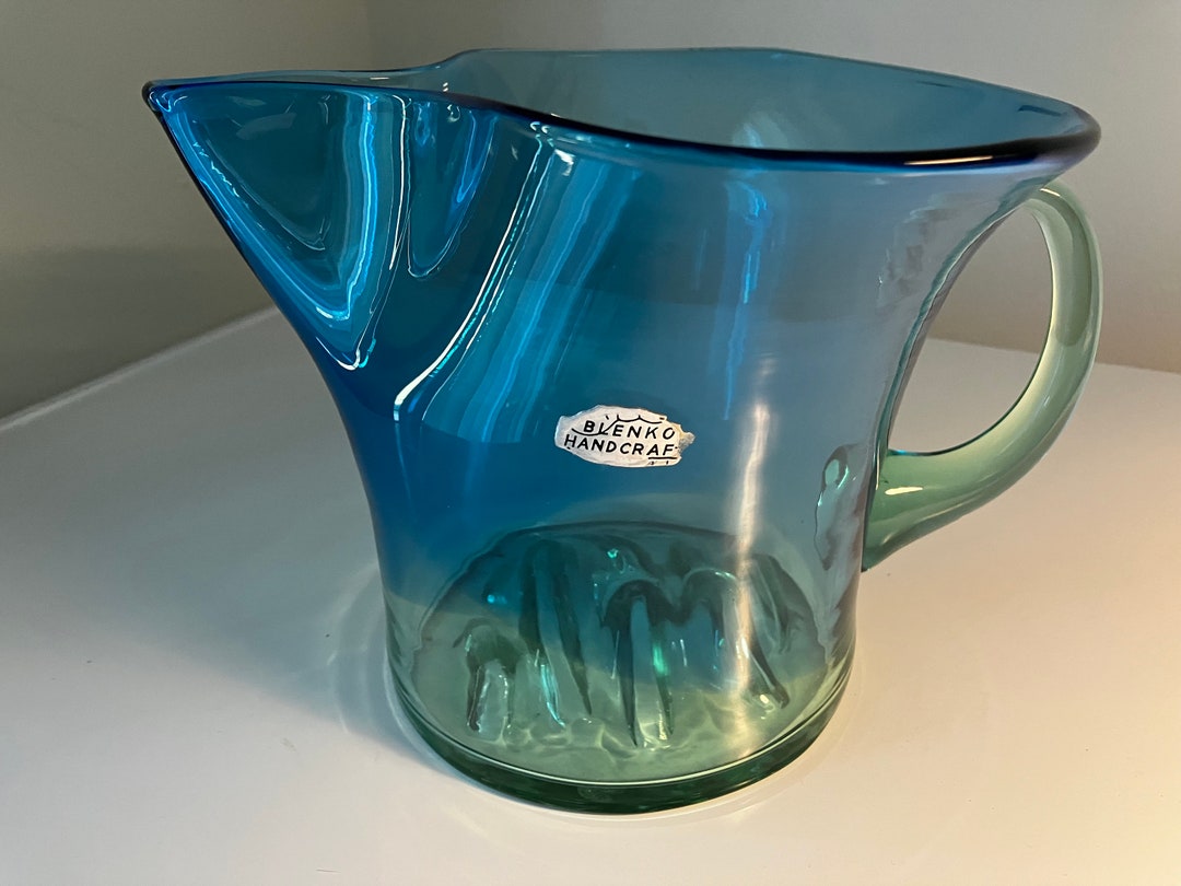 Rare Blenko Big Sky Pitcher 8224 - Etsy