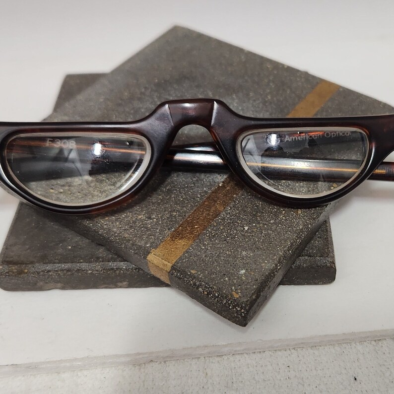 American Optical F308 Vintage Half Frame Reading Glasses Frame - Etsy