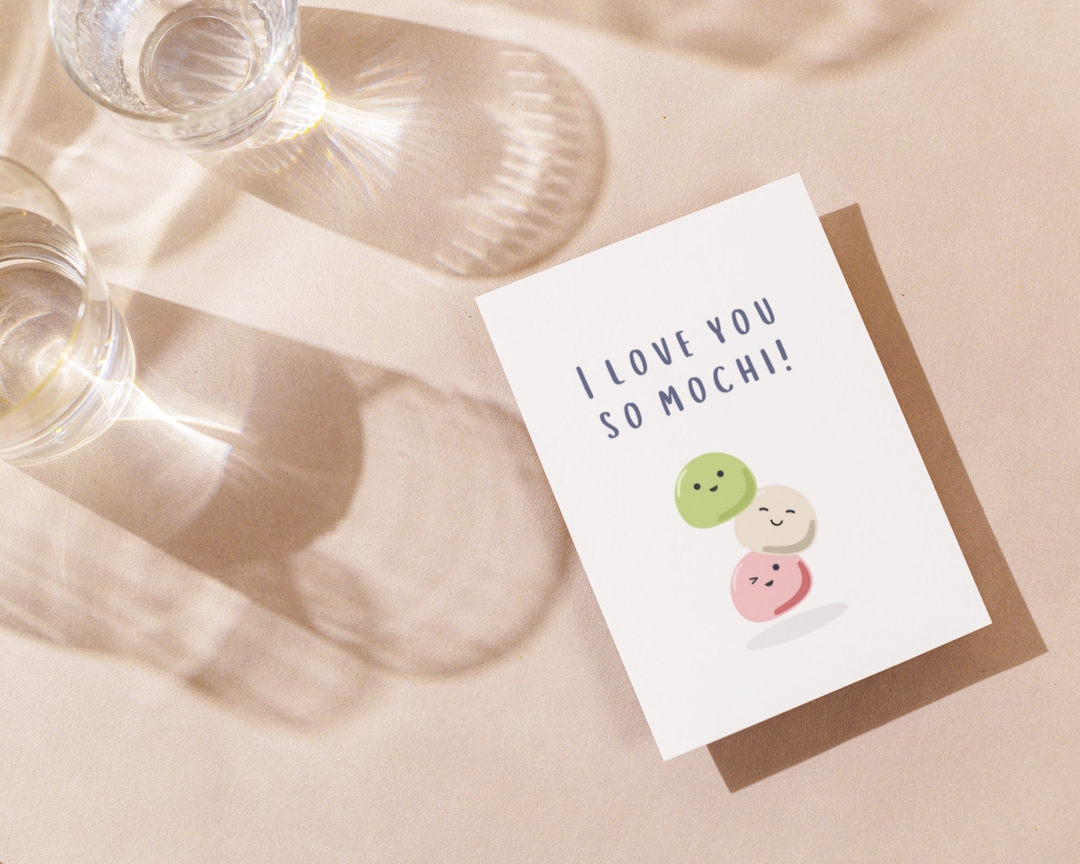 Mochi Birthday Card (printable) - Etsy