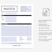 Invoice Template PDF, Printable Black & White Professional Business ...