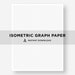 Printable Isometric Grid Graph Paper - Etsy