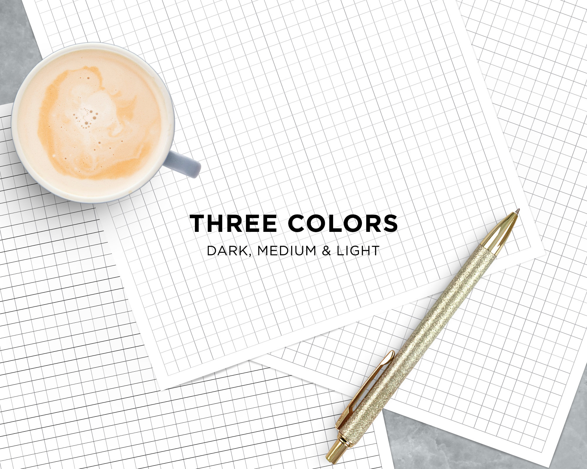 Printable Graph Paper, Grid Lines Paper - Etsy