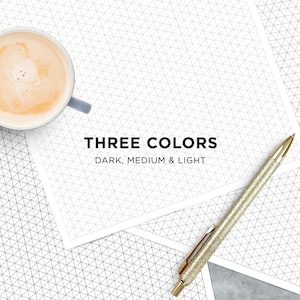 Printable Isometric Grid Graph Paper - Etsy