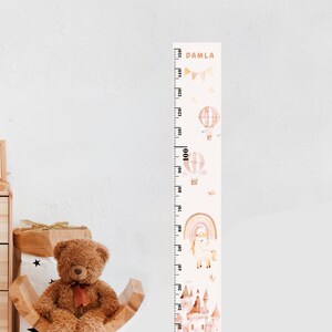 Growth Chart, Personalized Growth Chart, Unicorn Wall Sticker, Girls ...