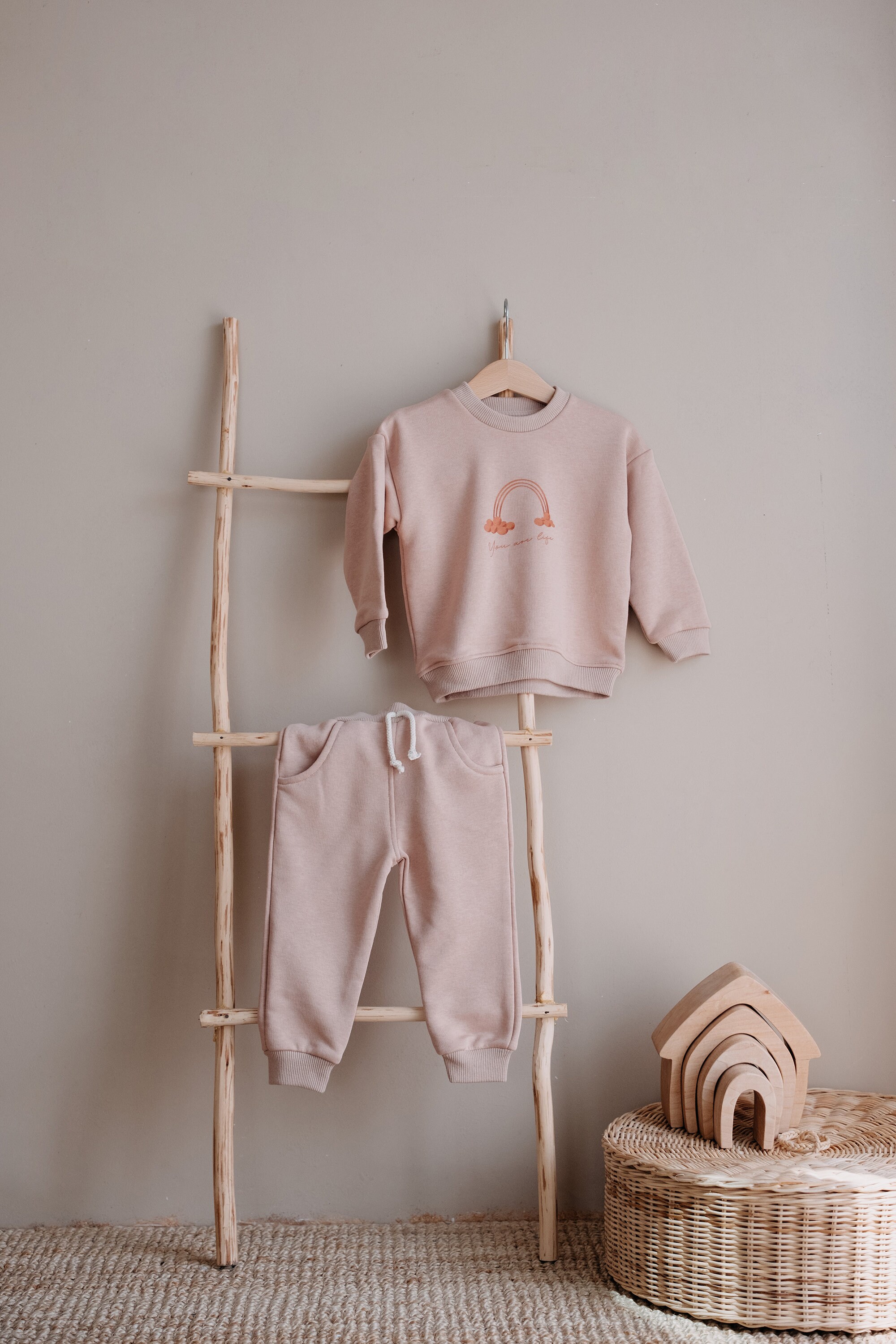 Baby Sweatsuit Set- Baby Jogger Set - Gender Neutral Kids Clothing ...