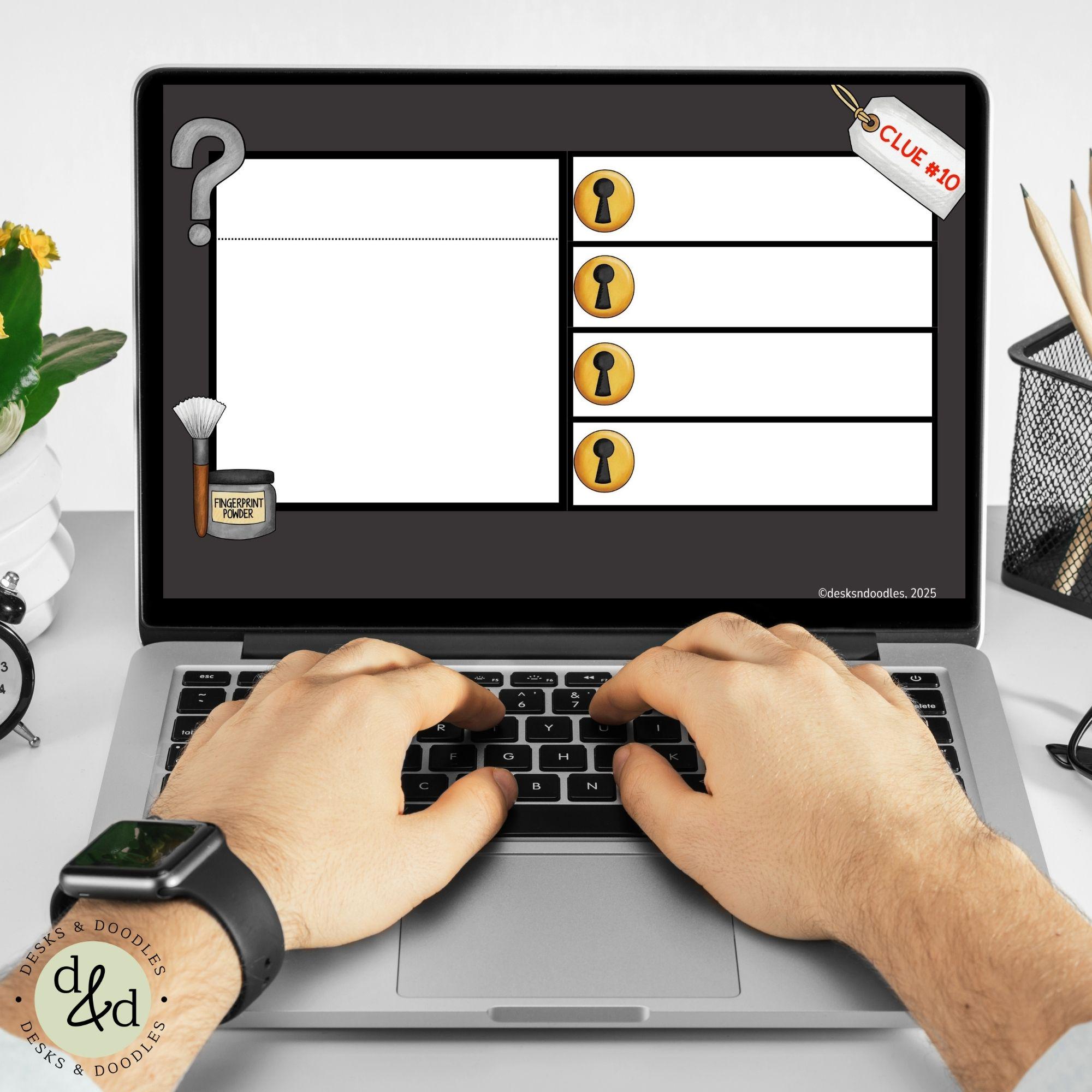 Editable Digital Escape Room Game for Kids | Printable Classroom ...