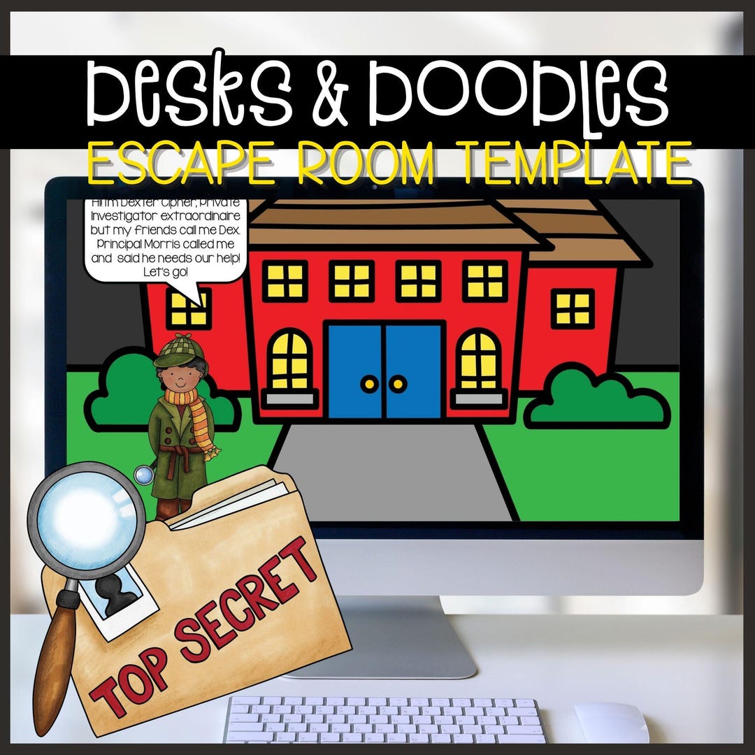 Editable Digital Escape Room Game for Kids | Printable Classroom ...