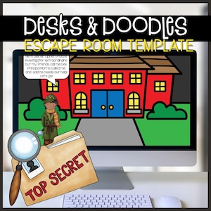 Editable Digital Escape Room Game for Kids | Printable Classroom ...