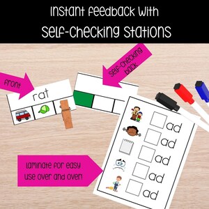 CVC Short A Phonics Bundle Phonics Center Phonics Seat Work Phonics ...