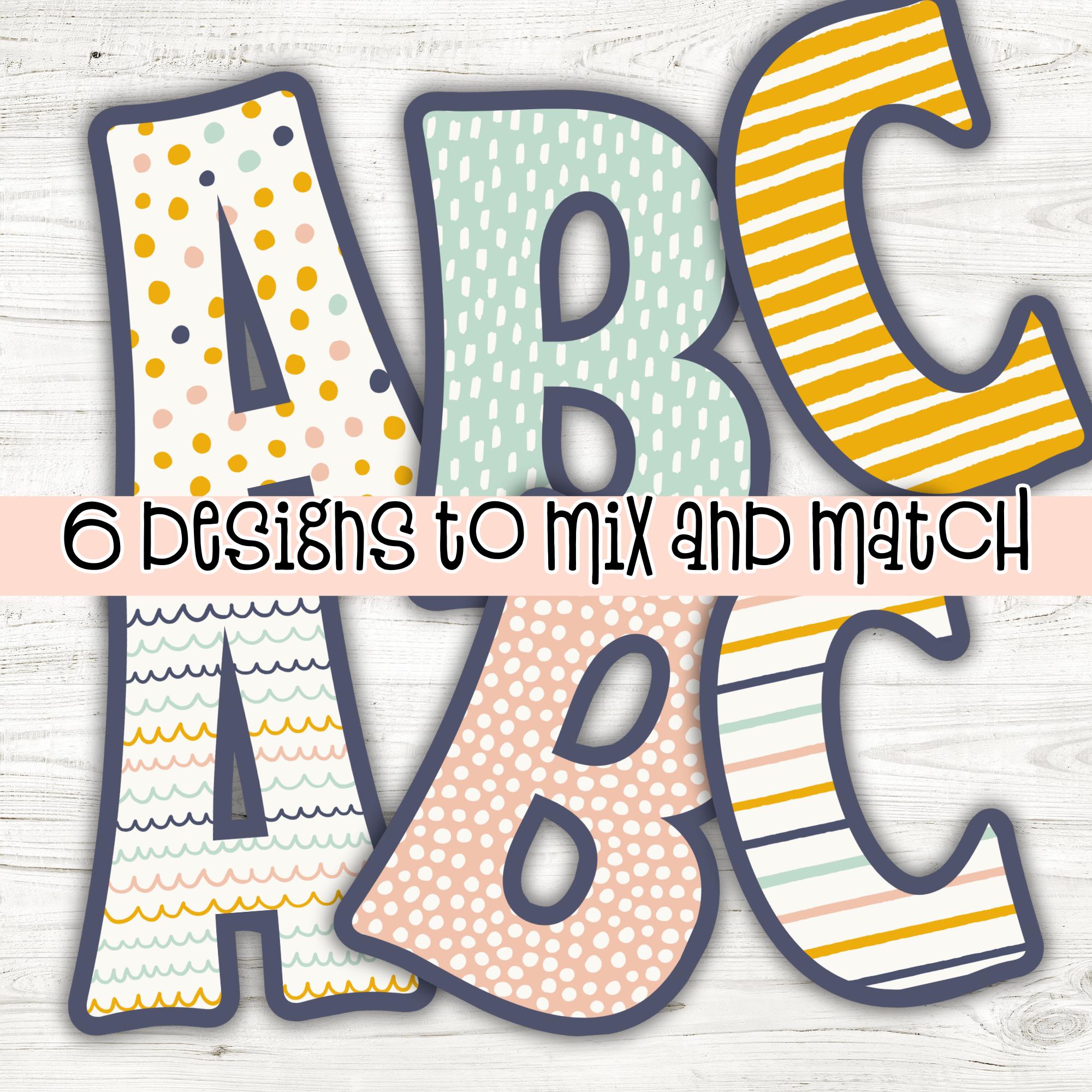 BOHO Bulletin Borad Letters for Classroom Displays| Classroom Printable ...