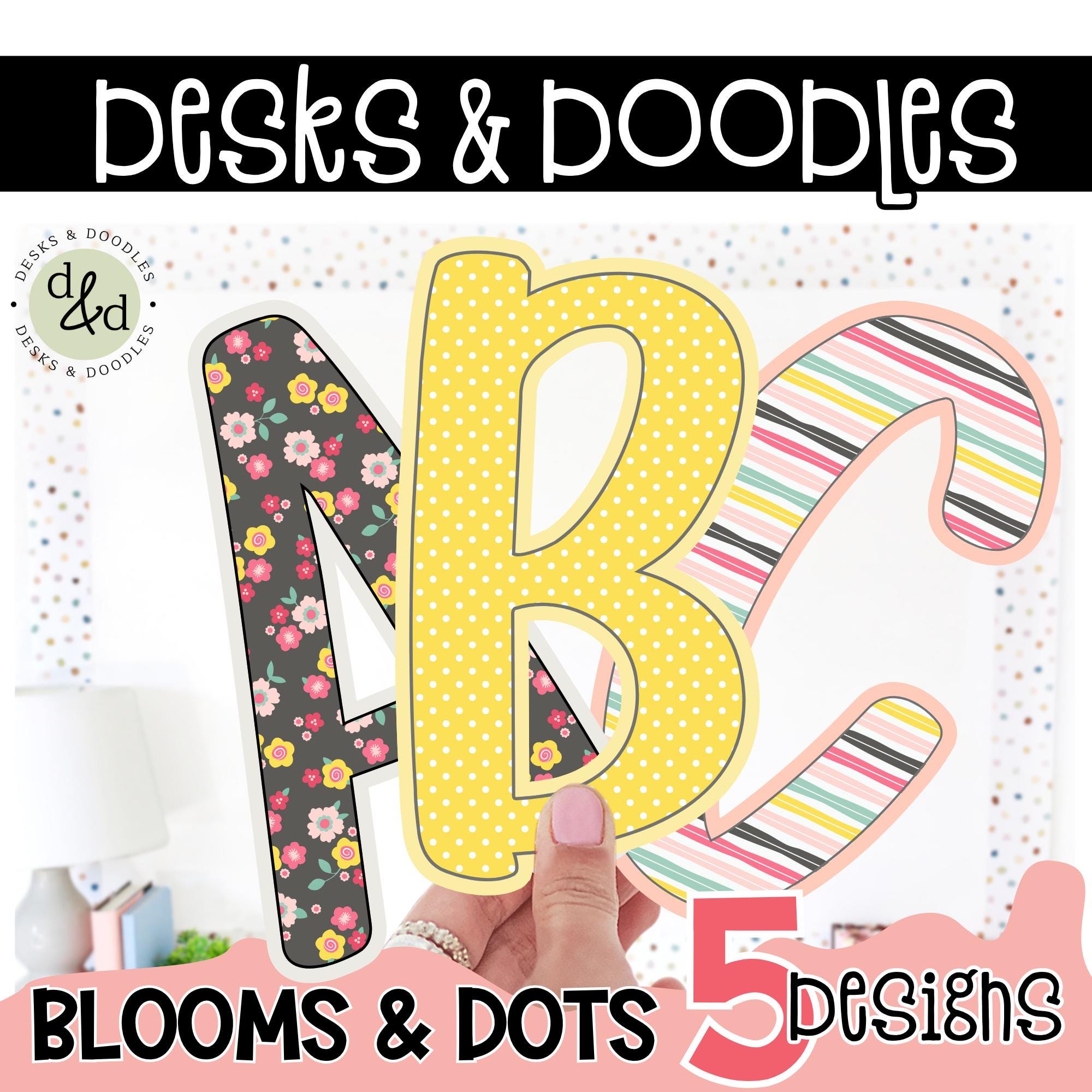 BOHO Bulletin Board Letters |classroom Decor |alphabet Cutouts |teacher ...