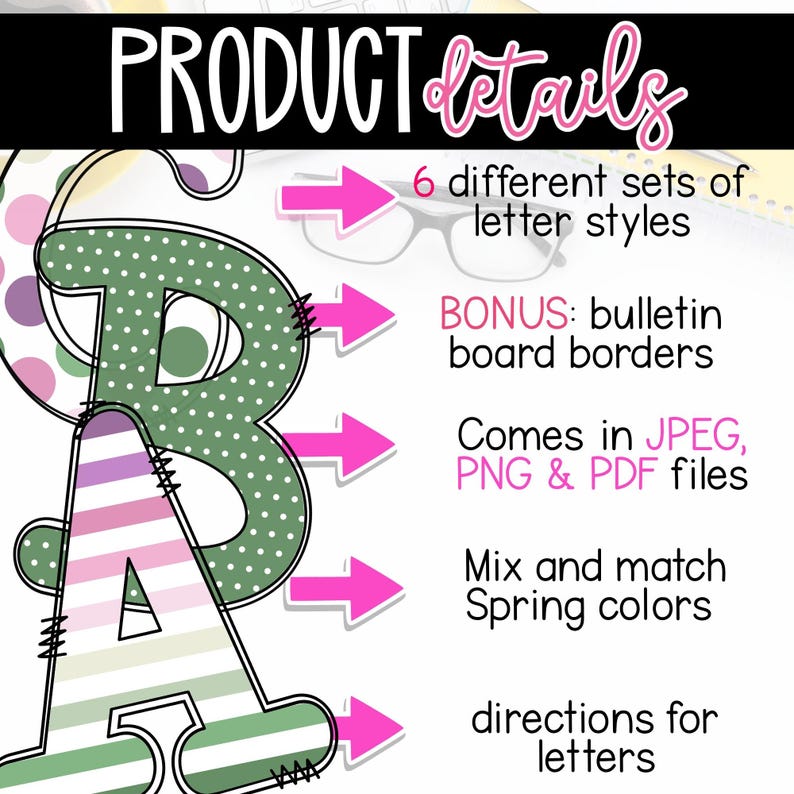 Printable Spring Bulletin Board Letters, Spring Classroom Decor ...